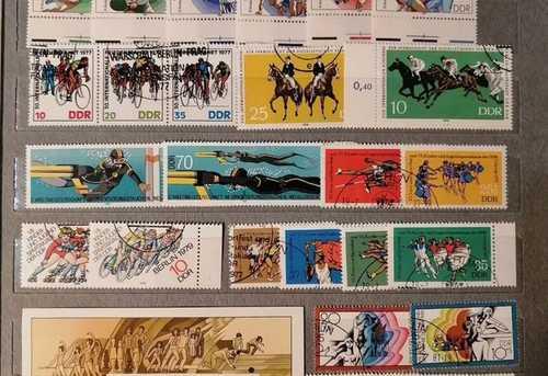 Почтовые марки Германии, DDR времён СССР часть 2