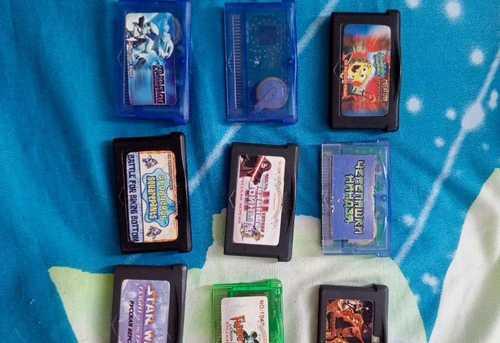 Картриджи на Нинтендо gba