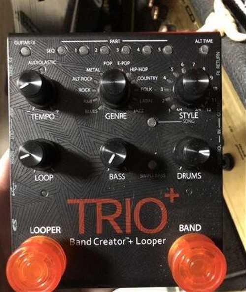 Гитарная педаль digitech trio band +