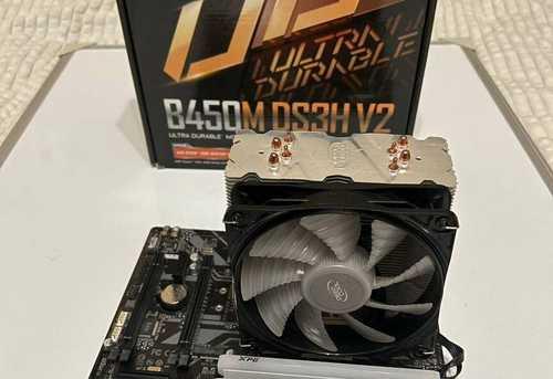 Комплект R 5500 + плата B450M + DDR4 32гб + башня