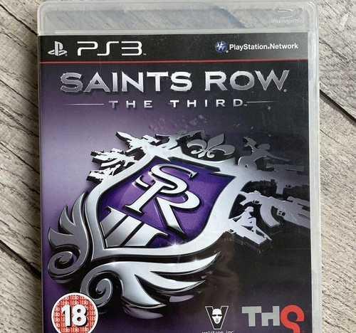 Saints Row the Third ps3 игры диск