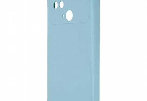 Чехол для Xiaomi Poco C40 Silicone cover (голубой)