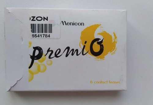 Линзы контактные PremiO Menicon (1, 25)
