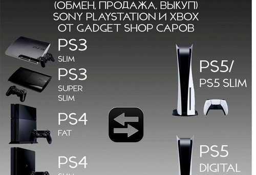 Обмен Sony PlayStation 5 Slim 1tb
