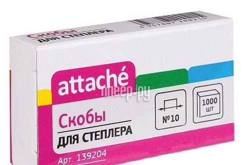 Скобы для степлера Attache 10 1000шт оцинкован