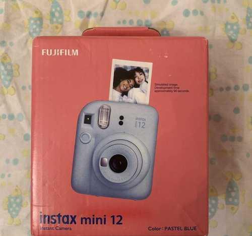 Новый instax mini 12 голубой