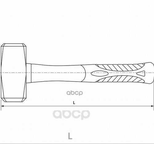 Кувалда с фиберглассовой рукояткой 2 кг. PSH002