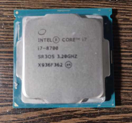 Процессор Core i7 8700