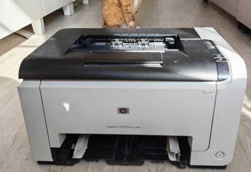 Принтер HP laserjet cp1025nw color