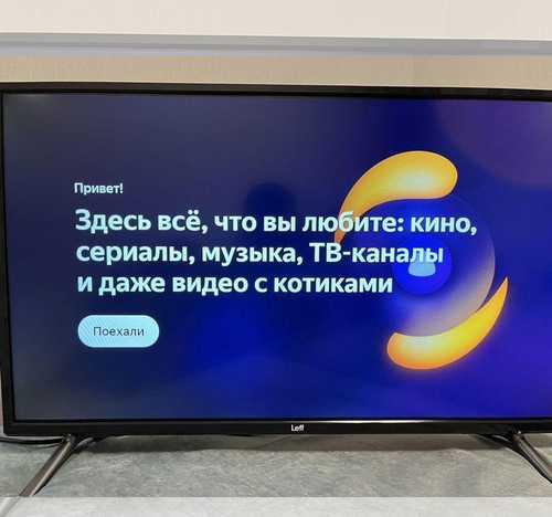 Смарт телевизор 32"-81 сантиметр с Алисой