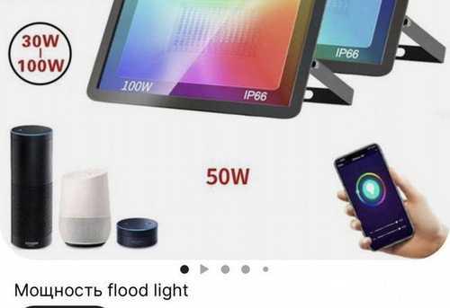 Zigbee rgb уличный светильник 50w