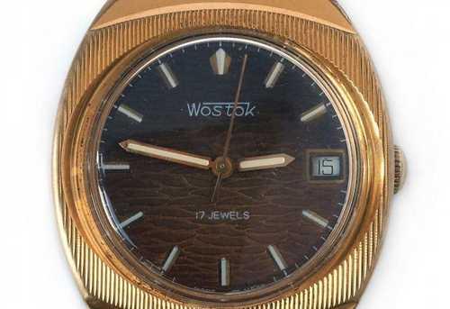 Часы Восток 2414А СССР циферблат гильоше Au5 1980е