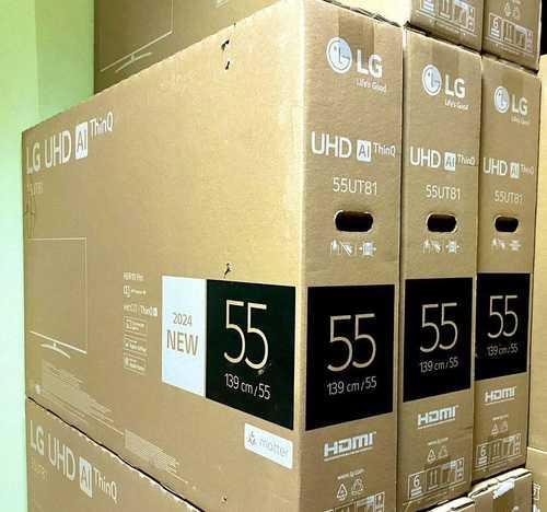 Телевизор SMART tv 55 LG 4K SMART TV Алиса 2024