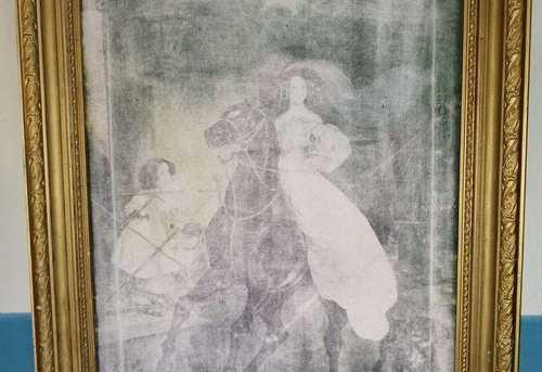 Картина "всадница", СССР
