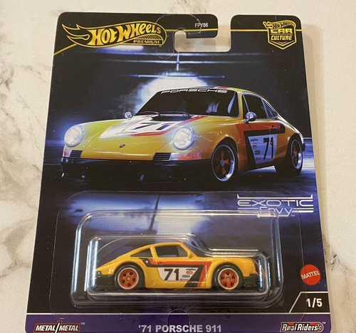 Hot wheels premium '71 Porsche 911 exotic envy