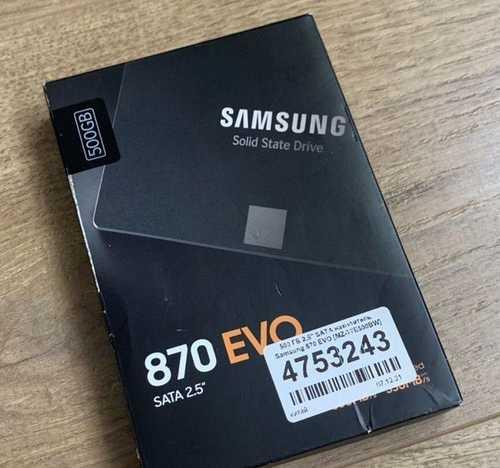 Ssd samsung 870 Evo 500gb