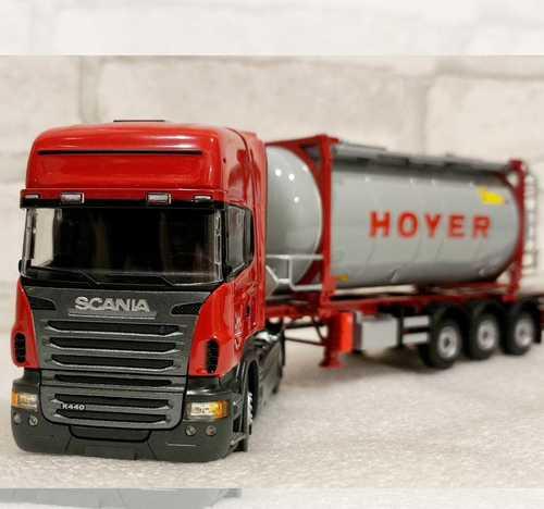 1/50 Scania Hoyer контейнеровоз танк-контейнер Tek