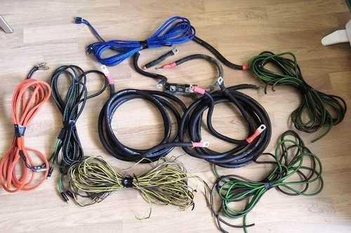 Силовые, акустические провода, межблочные кабеля