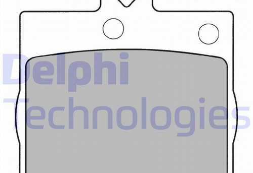 Колодки тормозные задние delphi, LP1403