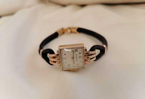 Часы Jaeger LeCoultre,золото,Швейцария,Артдеко