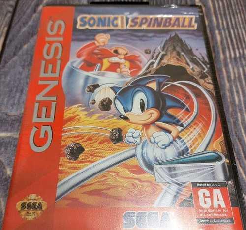 Sonic Spinball Sega Genesis Original NEW sealed