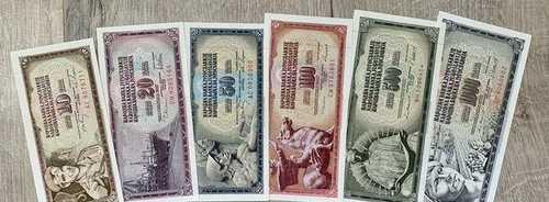 Набор банкнот Югославии