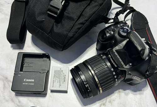 Зеркальный фотоаппарат Canon 550D + Tamron 18-200
