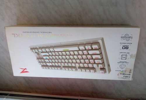 Игровая клавиатура механическая белая с подсветкой