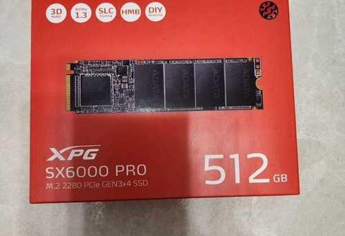 Жесткий диск SSD M2 Adata XPG SX6000 Pro 512 GB
