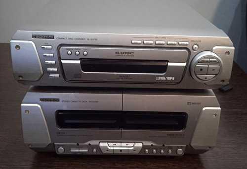 Cd, кассетная дека technics 790