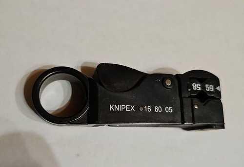 Стриппер коаксиальных кабелей knipex KN-166005SB