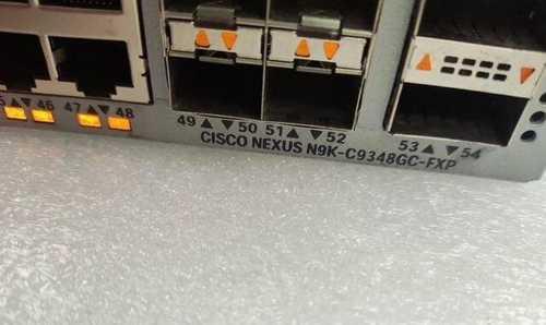 Коммутатор Cisco Nexus N9K-C9348GC-FXP