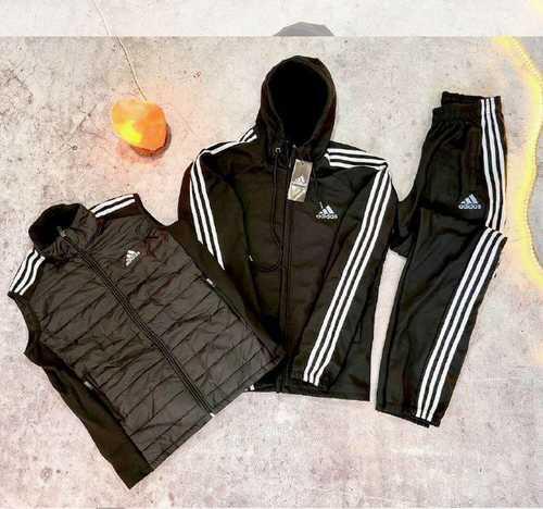 Спортивные костюмы Adidas тройка зимние