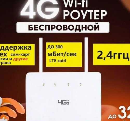 WiFi Роутер 4G LTE CP 106 Под все операторы