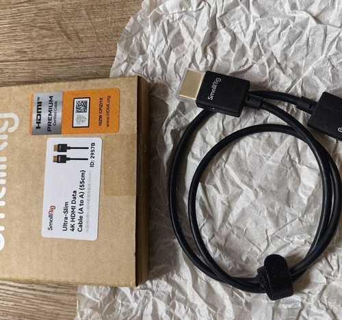 Кабель hdmi 4K (A to A) 55cm SmallRig 2957