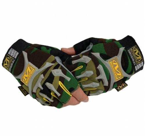 Перчатки беспалые mechanix original камуфляж