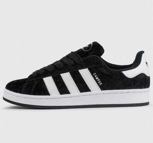 Adidas Campus 00s Black White 2 with Fur