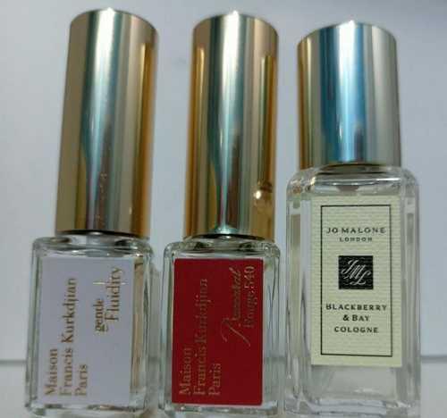 Миниатюрки Jo Malone, Maison Francis Kurkdjian