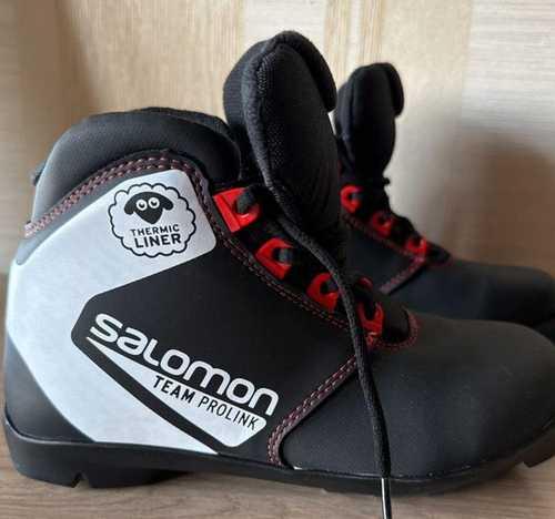 Детские лыжные ботинки Salomon 36р-р