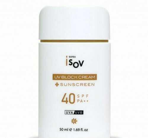 Новый солнцезащитный крем isov UV Block SPF 40