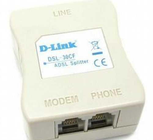 Сплиттер adsl D-Link DSL-30CF/RS