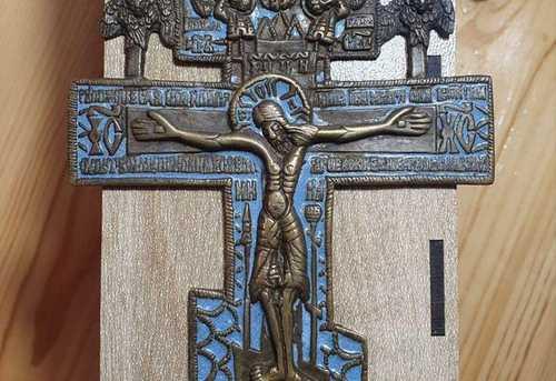 Крест киотный с херувимами, 19 век