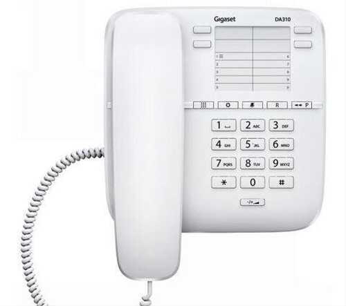 Телефон Gigaset DA410 белый #67136