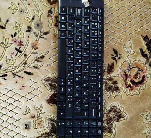 Клавиатура черная беспроводная logitech К220