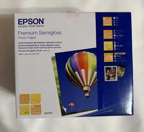Фотобумага Epson premium semigloss