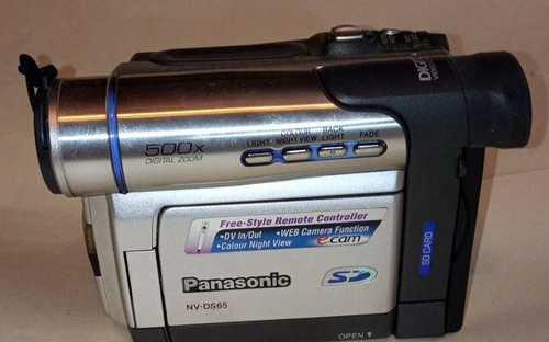 Видеокамера mini-dv Panasonic nv-ds65. Жует пленку