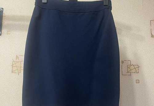 Школьная форма (синяя): юбка-карандаш 164 см