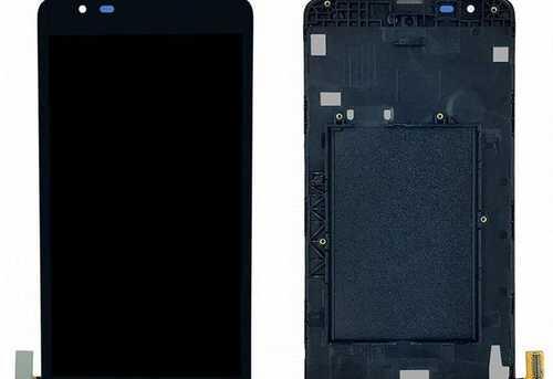 Дисплейный модуль для LG K8 4G черный+рамка
