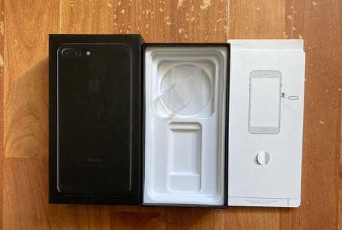 Коробка iPhone 7+ Jet Black