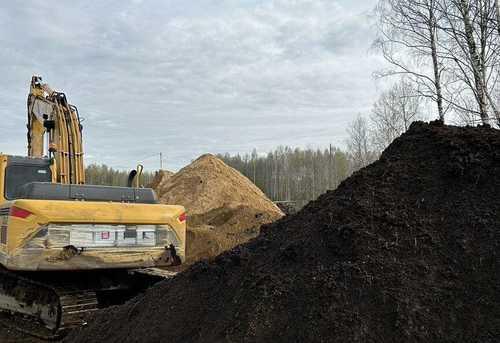 Сеяный плодородный грунт земля